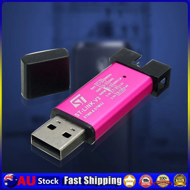 AU ST-LINK V2 Emulator/Download/Programmer LED Indicator STM8/STM32 ...