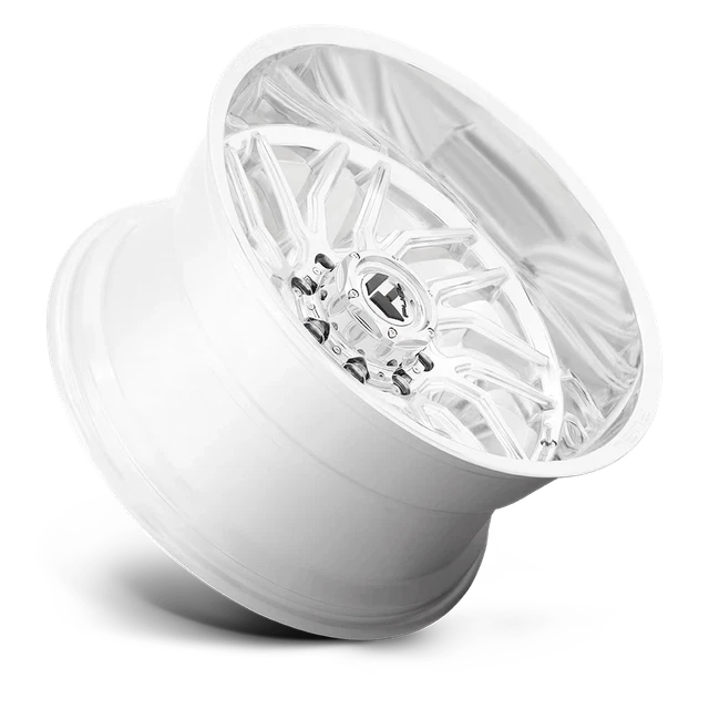 22X12 FUEL D809 Hurricane Polished Milled Wheels 6x135 (-44mm) Set of 4 ...