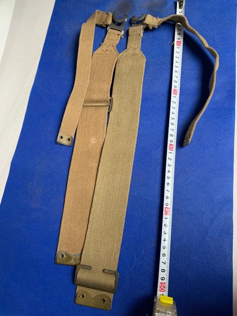 1945 DATED BRITISH Army 1937 37 Pattern Webbing Mine Detector Backpack ...