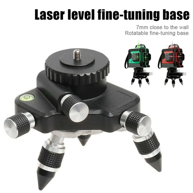 METER MOUNT LEVEL Adapter Construction Laser Layout Leveling Stand £15. ...