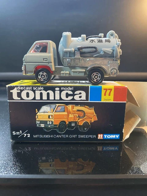 TOMICA 77 MITSUBISHI Canter Grit Balayeuse Super Spécifications Noir ...