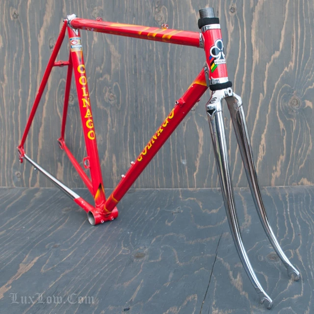 VINTAGE 52CM COLNAGO Master RoadBike FRAME FORK ColumbusGilco Bicycle ...