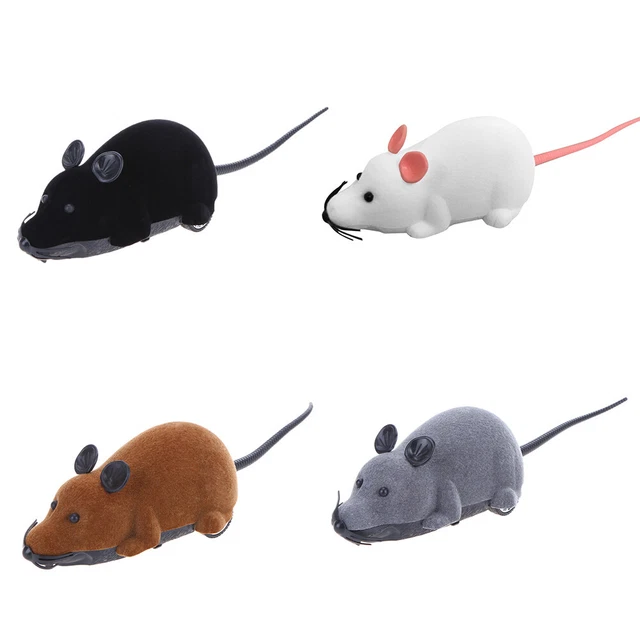 FUNNY CAT REMOTE Control Fake Electronic Mice Wireless Plush Simulation ...