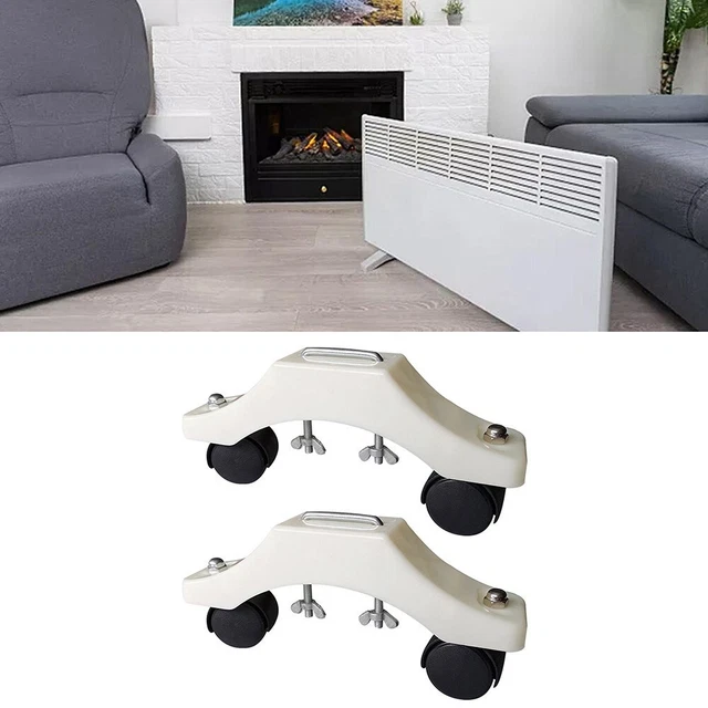 INFRARED ELECTRIC HEATER Stand with Rotating Wheels for For easy ...