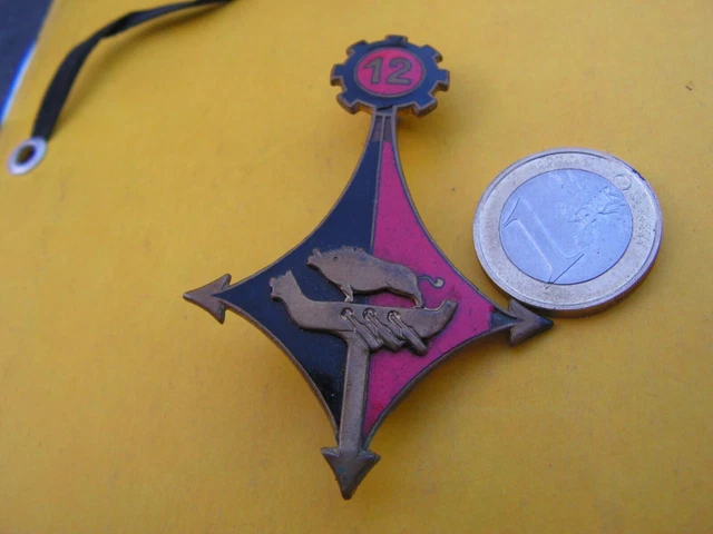INSIGNE 12 eme regiment genie au sahara par drago metra ( c27) EUR 9,00 ...