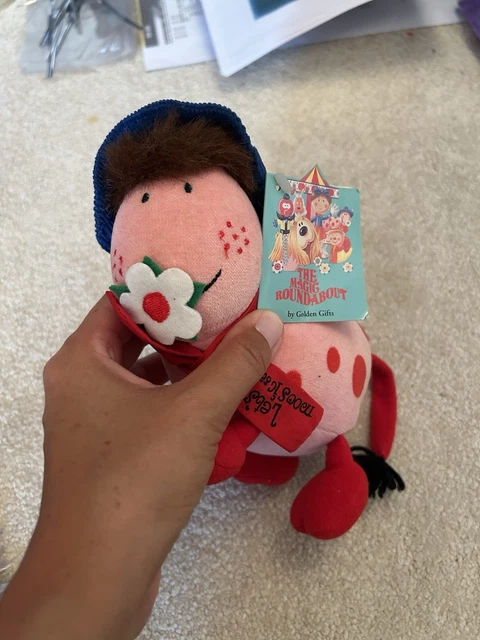 VINTAGE THE MAGIC Roundabout Ermintrude The Cow Plush 1993 Golden Bear ...