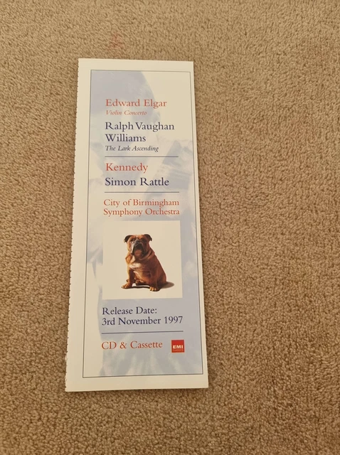 TNEWL11 ADVERT 11X4 Edward Elgar - Ralph Vaughan Williams - Lark ...