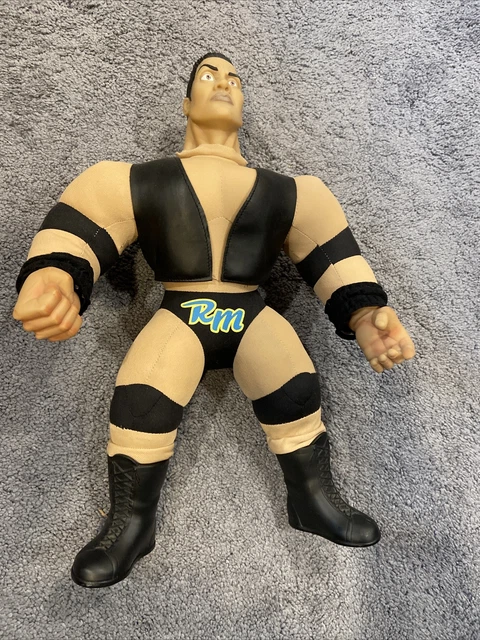 WWF WWE DWAYNE The Rock Johnson Wrestling Bone Crunching Buddy Jakks Pacific £16.60 - PicClick UK