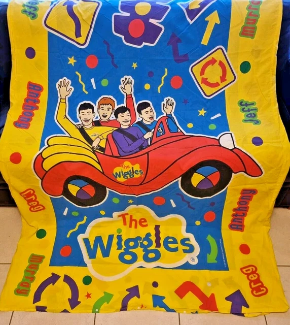 VINTAGE WIGGLES KIDS Quilt Cover SB First Line-Up Jeff Anthony Greg ...