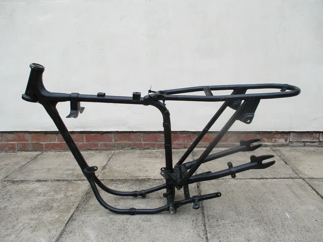 BSA C15 FRAME with logbook V5C. 1965 frame and swinging arm £451.00 ...