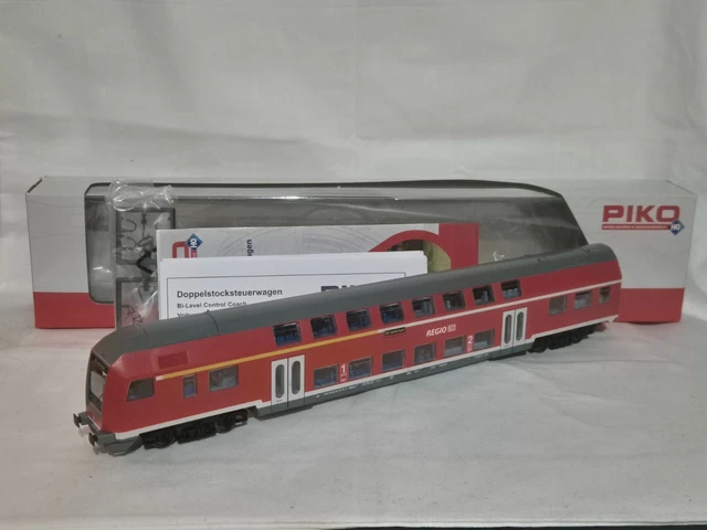 PIKO HOBBY HO Gauge 57621 DB Regio DABbuzfa778 Bi-Level Control Coach ...