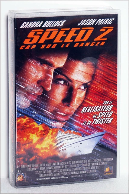 K7 VIDÉO VHS "SPEED 2, Cap sur le danger", Sandra BULLOCK, Jason PATRIC ...