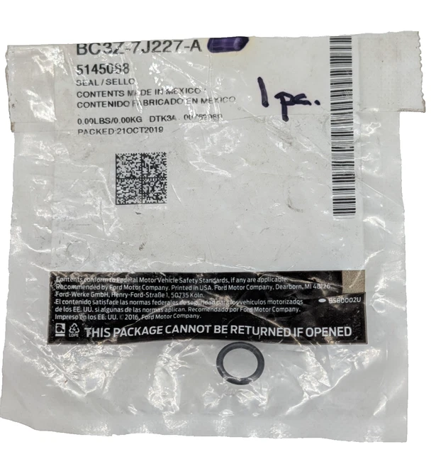 GENUINE FORD BC3Z-7J227-A SEAL O Ring Transmission Oil Cooler $19.34 ...