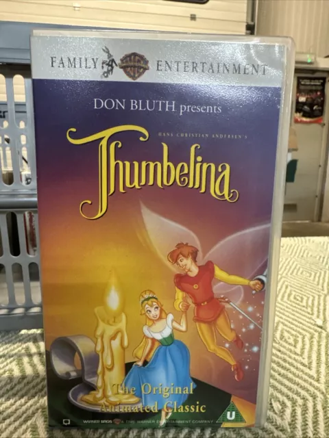 THUMBELINA VHS PAL Video 1995 Don Bluth Animated Classic Warner £5.00 ...