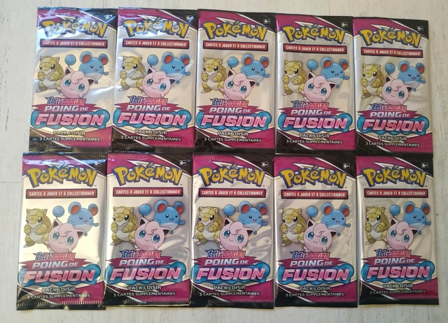 LOT DIX 10 Booster De Carte Pokemon Pack Loisir Echantillon Poing De ...