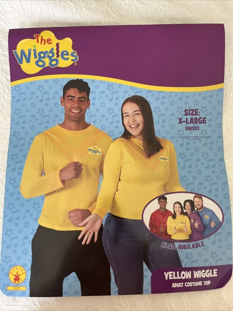 THE WIGGLES X-LARGE Unisex Yellow Wiggle costume top $25.00 - PicClick AU