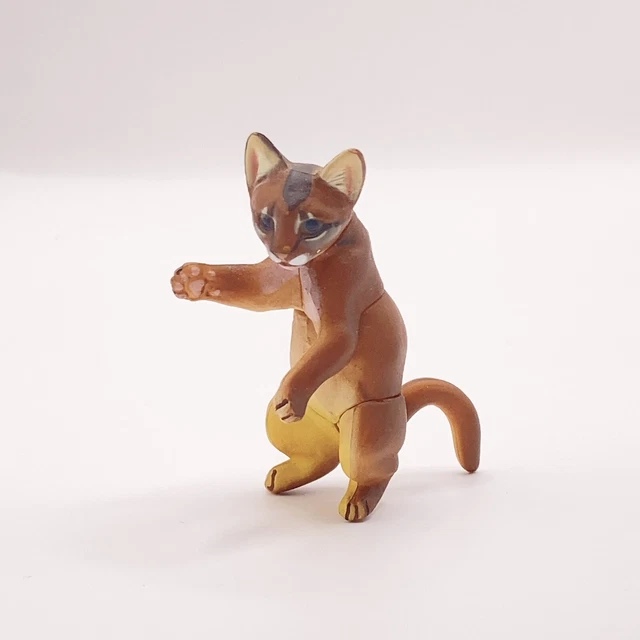 KAIYODO CHOCO HUEVO Gato Abisinio Animales Mascota #38 Mini Figura ...
