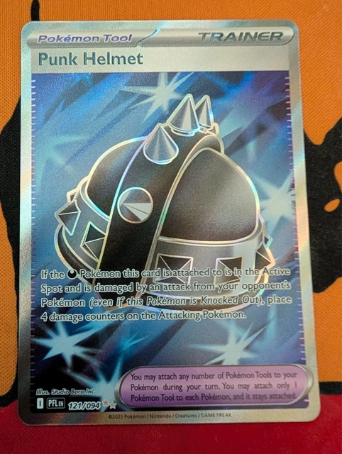 PUNK HELMET POKÉMON - Phantasmal Flames - Full Art #121/094 SR $14.00 ...