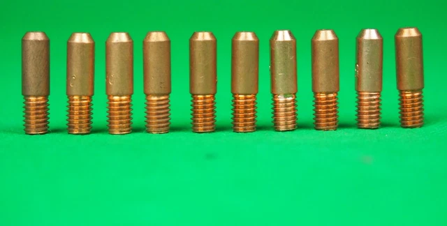 MIG TIPS M5 0.6mm (0.024") M5 5.0mm dia 18mm long Mig Tips M5 0.6mm (0. ...