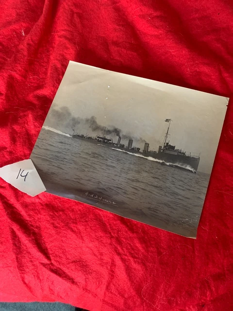 HMS SARACEN WW1 Tribal Class destroyer 10x8 Original £12.00 - PicClick UK