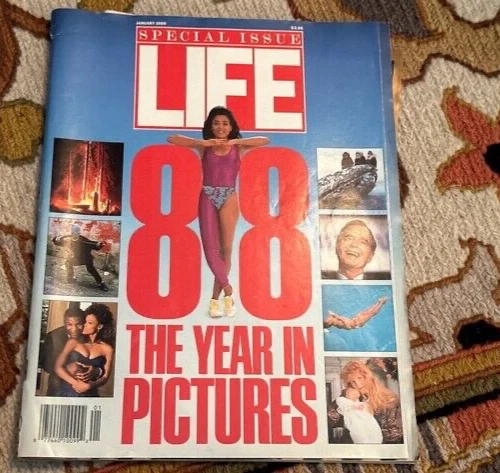 VINTAGE LIFE MAGAZINE Special Issue The Year In Pictures 1988 VG! £9.77 ...