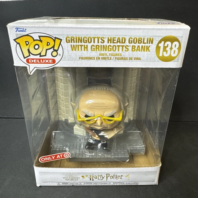 FUNKO POP DELUXE Harry Potter Gringotts Head Goblin #138 Target ...