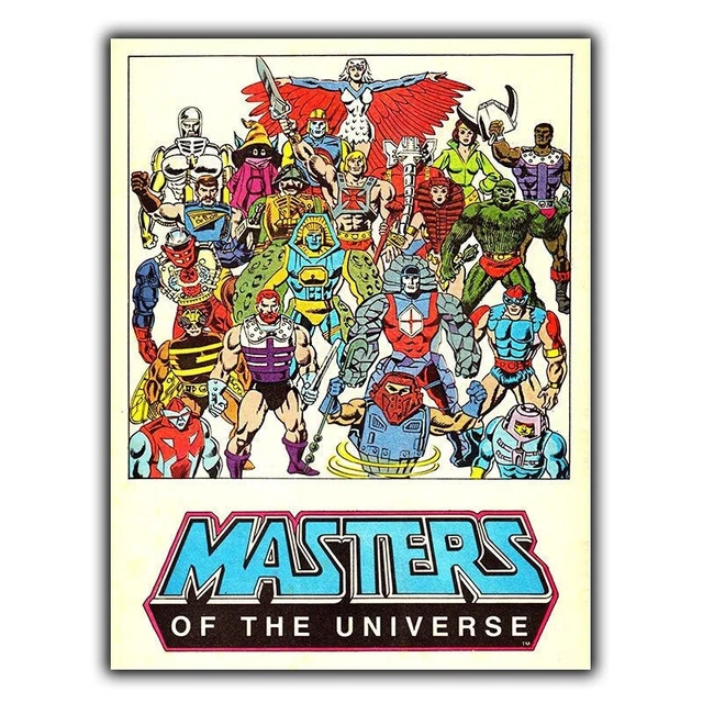 HE-MAN MASTERS OF the Universe METAL SIGN PLAQUE 80s Retro Poster Print ...