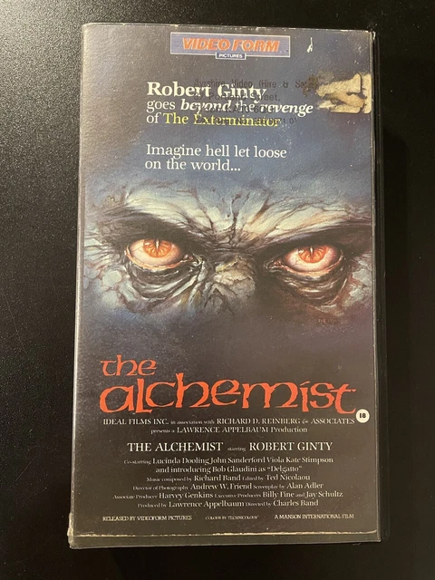 THE ALCHEMIST (VHS) 1983 Robert Ginty, Lucinda Dooling, Vintage Horror Movie £10.99 - PicClick UK