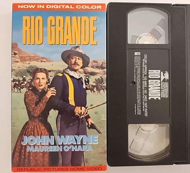RIO GRANDE - John Wayne (VHS, 1994, Color) **Buy 2 Get 1 Free** Free ...