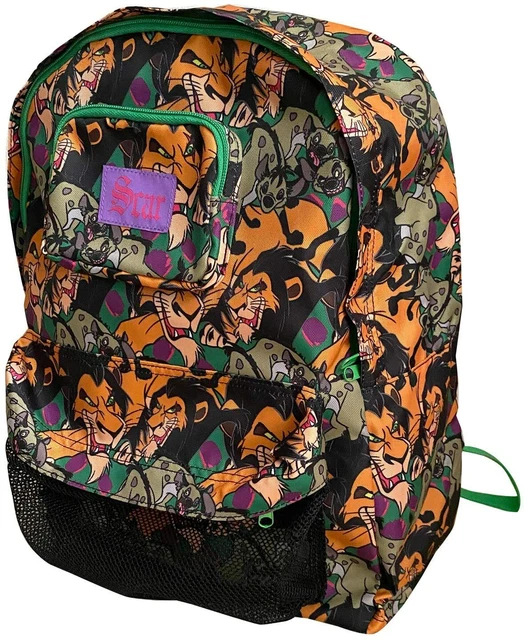 DISNEY VILLAIN LION King Scar Backpack Bag Adult Size Japan Limited ...