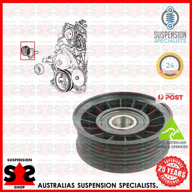 TENSIONER PULLEY, V-RIBBED Belt Suit GMC Sierra 1500 Crew Cab Pickup 6.0 SIERRA EUR 36,92 ...