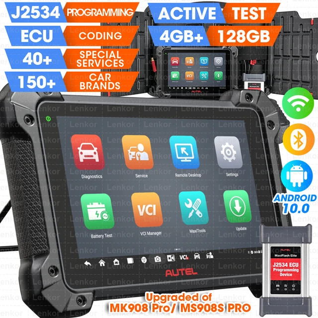 APPARECCHIO DIAGNOSTICO AUTEL MaxiSys MK908PRO II PK ULTRA MS919 PRO ...