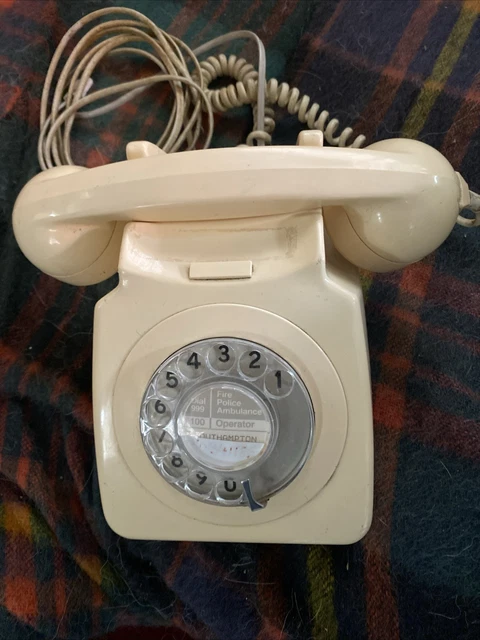 VINTAGE TELEPHONE. VINTAGE Rotary Dial Telephone. £10.80 - PicClick UK