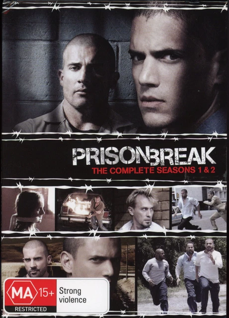 PRISON BREAK: THE Complete Seasons 1 & 2 DVD (Region 4) Box Set $15.96 ...