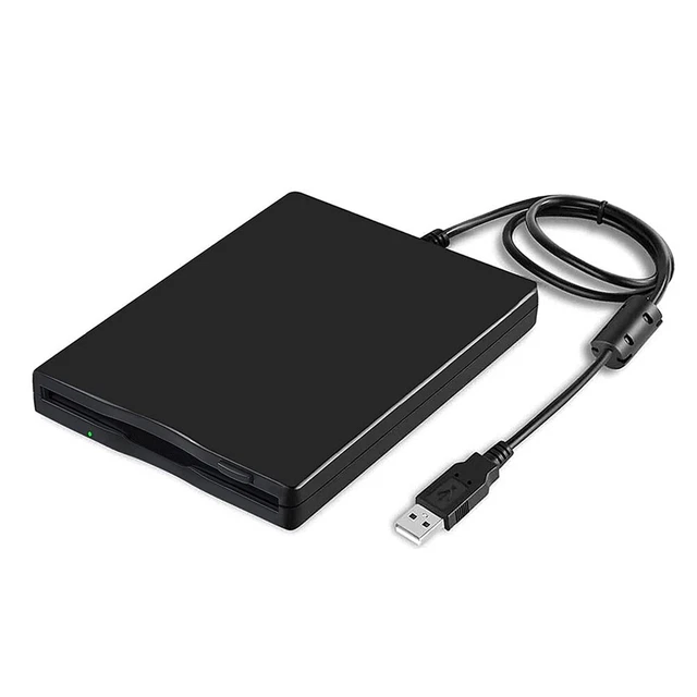 USB FLOPPY DISK Reader Drive 3.5 Externo Portátil 1.44 MB FDD Diskette ...
