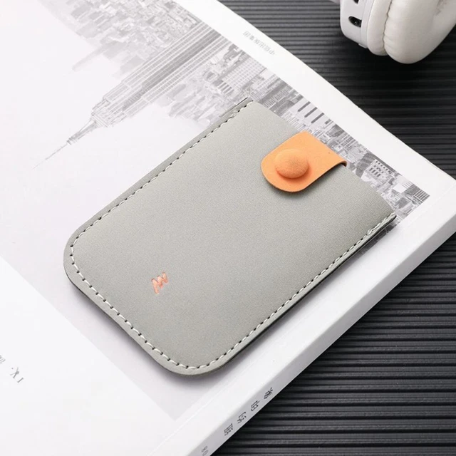 PULL-OUT TYPE ID Card Holder Laminated Concealed Business Card Case ...