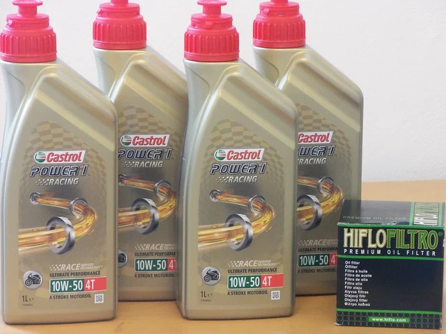 CASTROL POWER 1 Racing 4T 10W-50 / oil filter BMW F800 GS / R / GT every 07 - 18 £47.32 ...