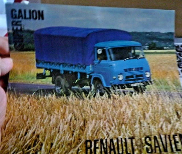 RENAULT SAVIEM SUPER GALION GOELETTE 1968 dépliant brochure catalogue ...