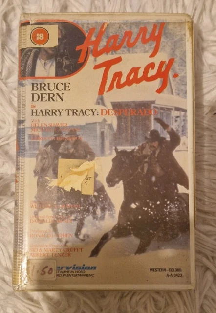 HARRY TRACY INTERVISION Pre-Cert Big Box Ex-Rental Vhs Video Tested ...