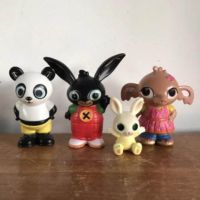 CBEEBIES BING BUNNY Figures Set Bundle Sula Pando Charlie Hard Plastic ...