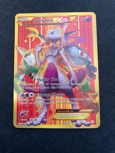 CARTE POKÉMON 164/162 Mewtwo Ex 170 Pv - Secret Rare - Full Art Xy08 ...
