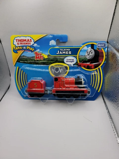 FISHER-PRICE THOMAS & Friends Take-n-Play Talking James Train NEW £38. ...