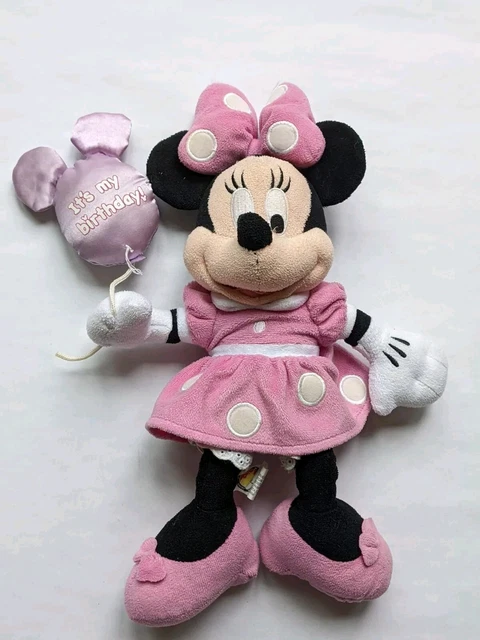 DISNEY LAND OFFICIAL Minnie Mouse 24" Large Plush Stuffed Talking Pink ...