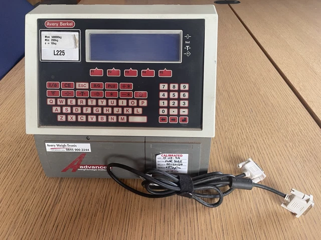 AVERY BERKEL L225 Weigh Bridge Indicator £516.72 - PicClick UK