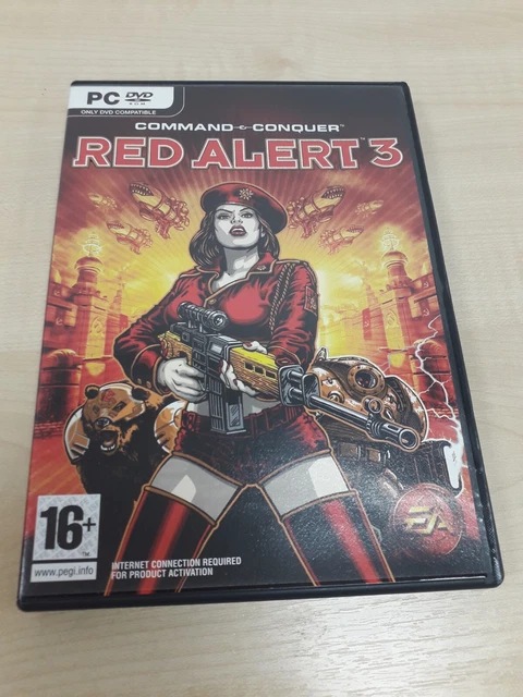 COMMAND & CONQUER Red Alert 3 PC DVD Rom And C&C Poster - VGC £7.79 ...