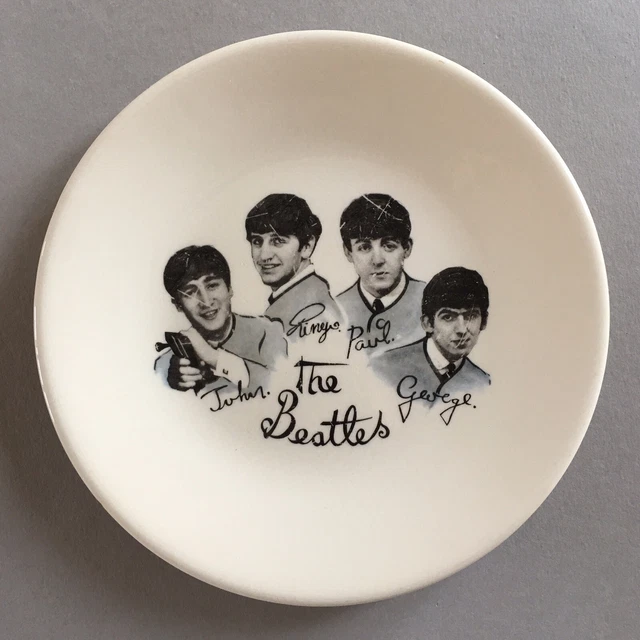 VINTAGE 1964 THE Beatles 7” Side Plate by Washington Pottery for ...