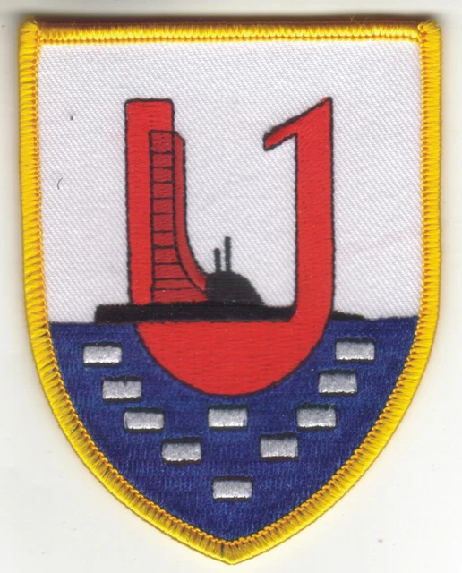 AUFNAEHER 1. UBOOTGESCHWADER Patch DEU Navy Submarine Squadron 1 EUR 5 ...