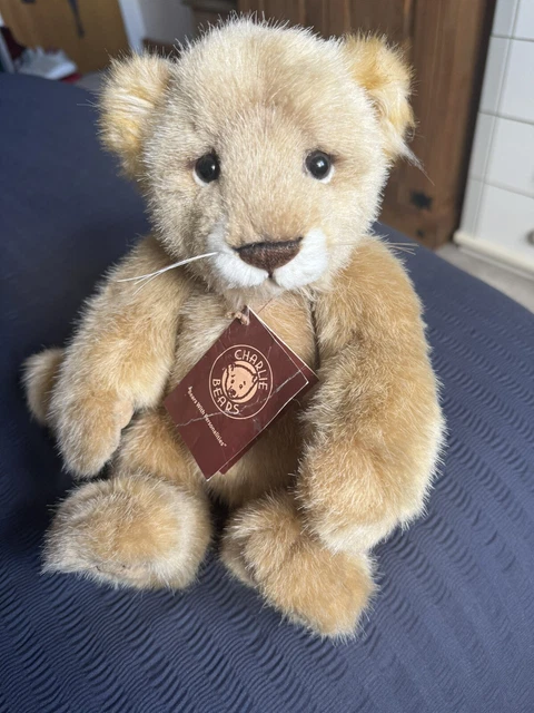 CHARLIE BEARS SAVANNAH THE LION CUB Designed by Isabelle Lee RARE £44. ...