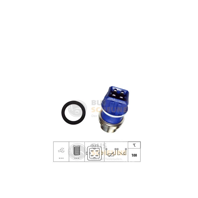 VW BUS T4 temperature sensor blue 4-pin thermal switch sensor sensor ...