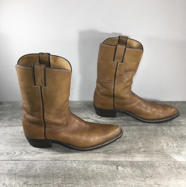 JUSTIN 3826 FARM & Ranch Trucker Boss Cowboy Western Leather Mens Boots ...